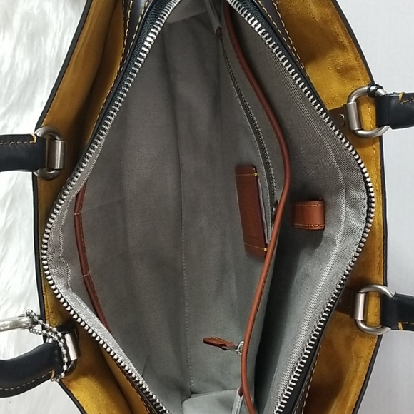 COACH CARRIAGE | Bags | Coach Rogue Brief Black Copper Briefcase | Poshmark